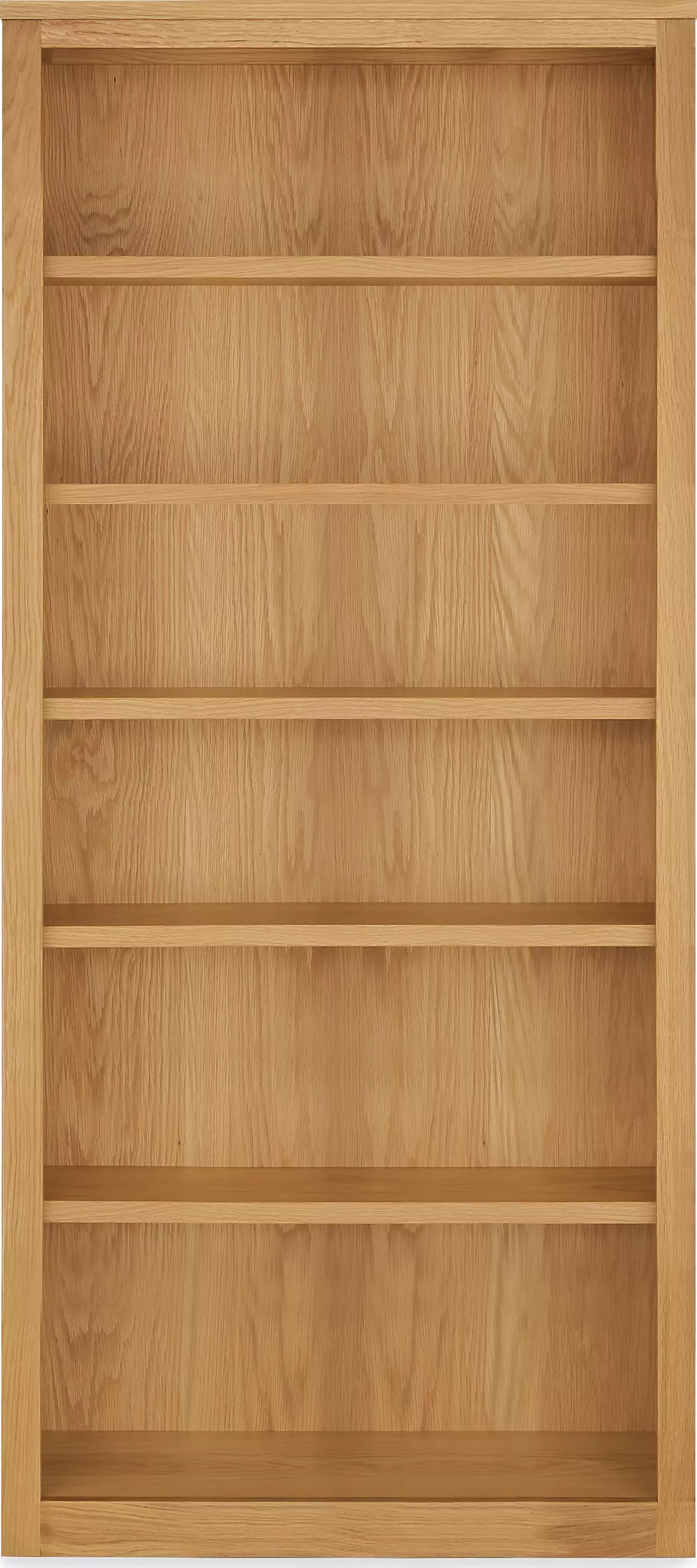 Woodwind 36w 17d 72h Bookcase in White Oak - Bookcases & Wall Units ...