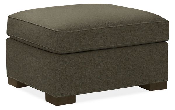 Morrison 32w 25d 17h Ottoman in Tatum Graphite - Ottomans - Living ...