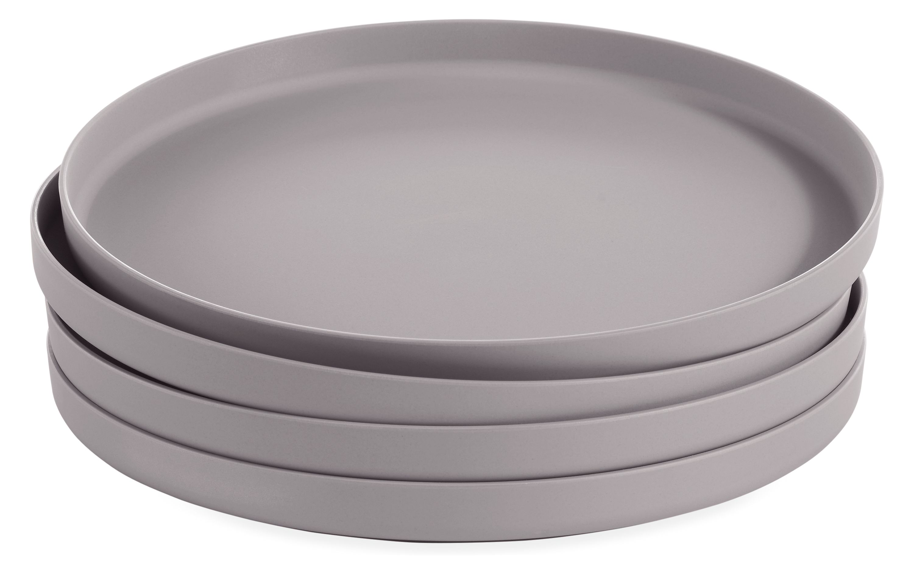 Namu 10 diam Dinner Plate Set of Four in Pebble Grey - Tabletop ...