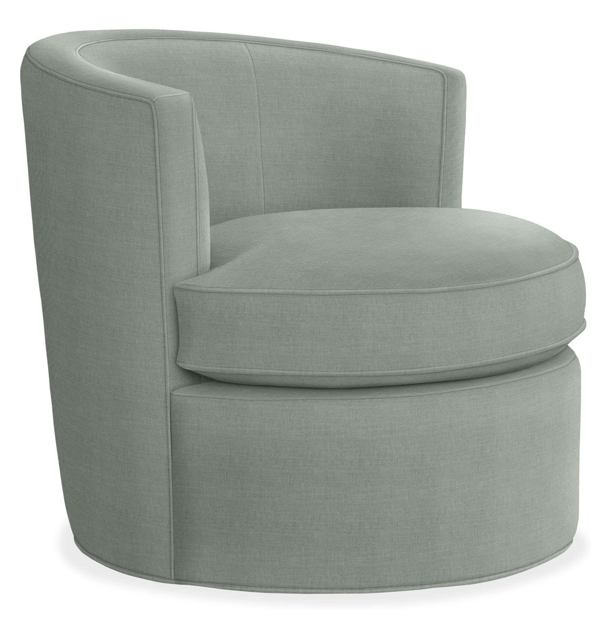Otis Swivel Chair in Mori Cloud - Modern Chairs on Sale - Living - Room ...
