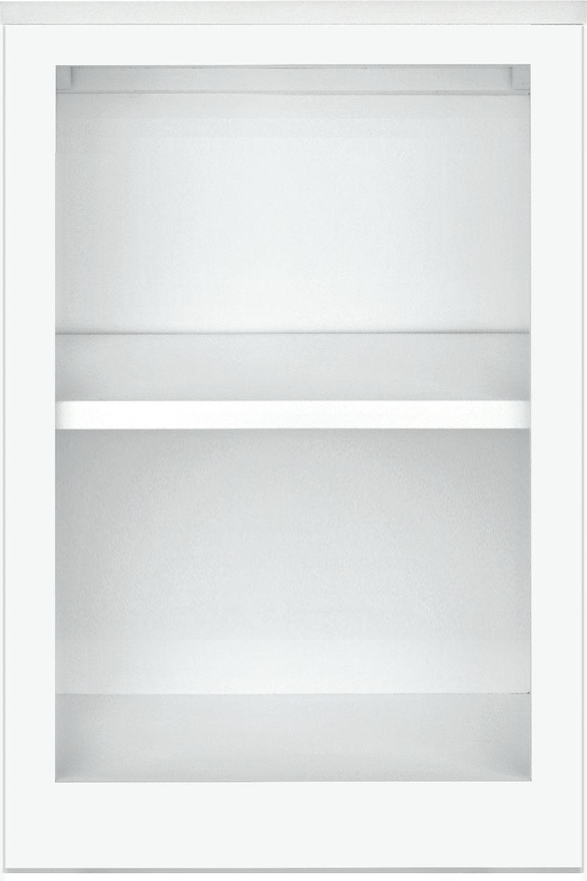 Woodwind 18w 17d 30h Bookcase in White - Bookcases & Shelving - Storage ...