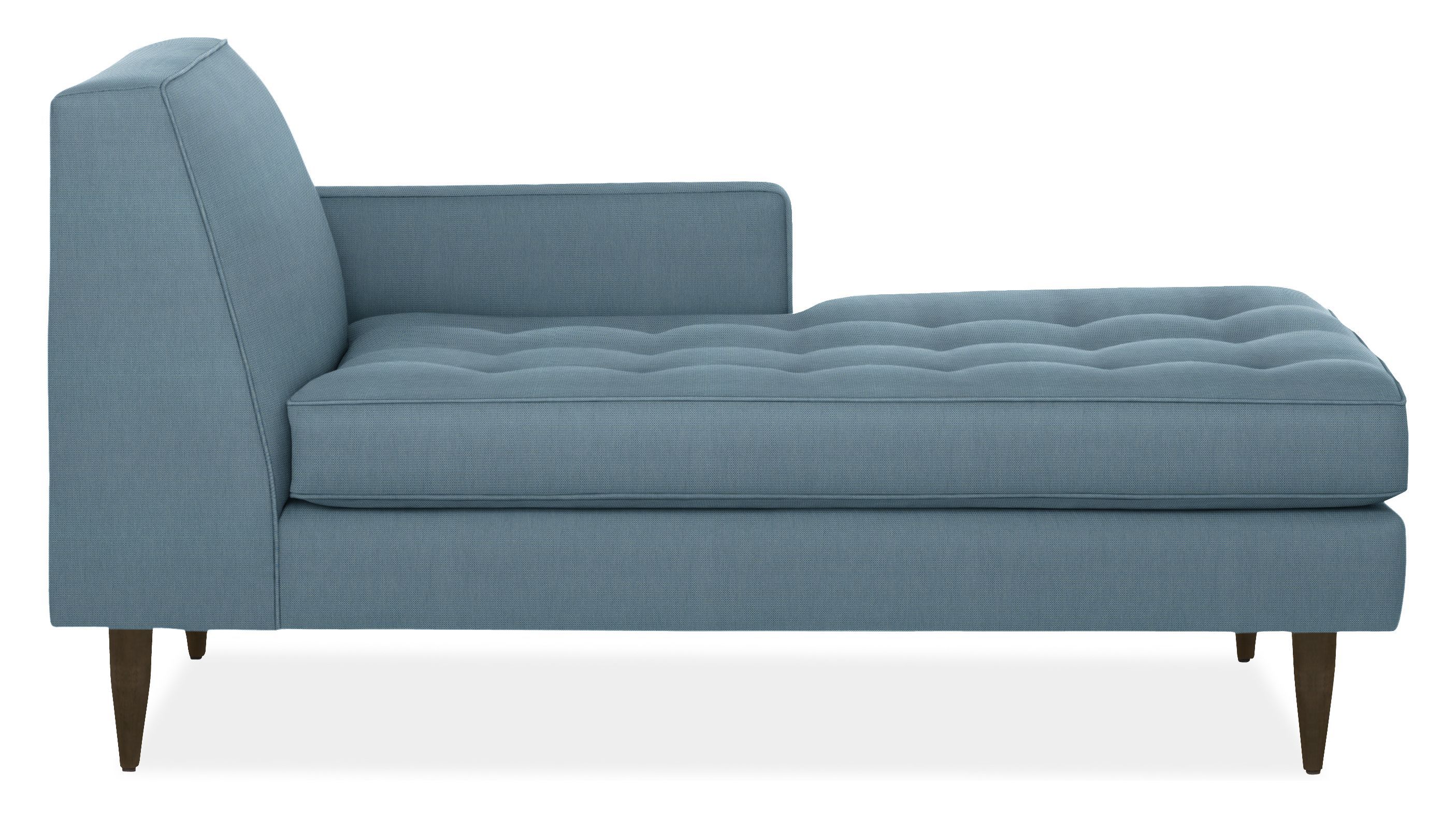 Reese Right-Arm Chaise in Mila Blue - Chaises & Daybeds - Living - Room & Board