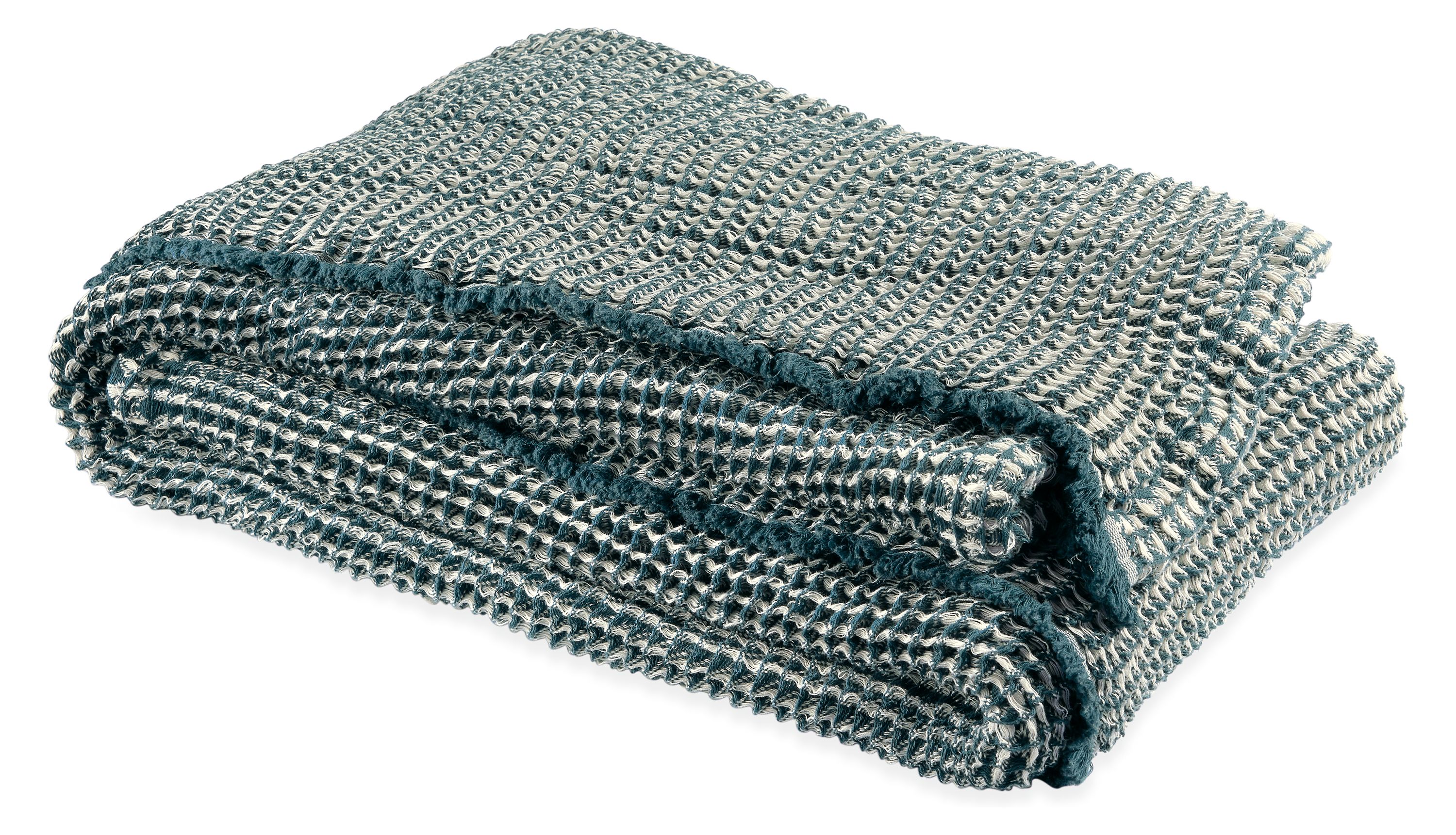 Anika Throw Blanket in Haze - Throw Blankets - Bedroom - Room & Board