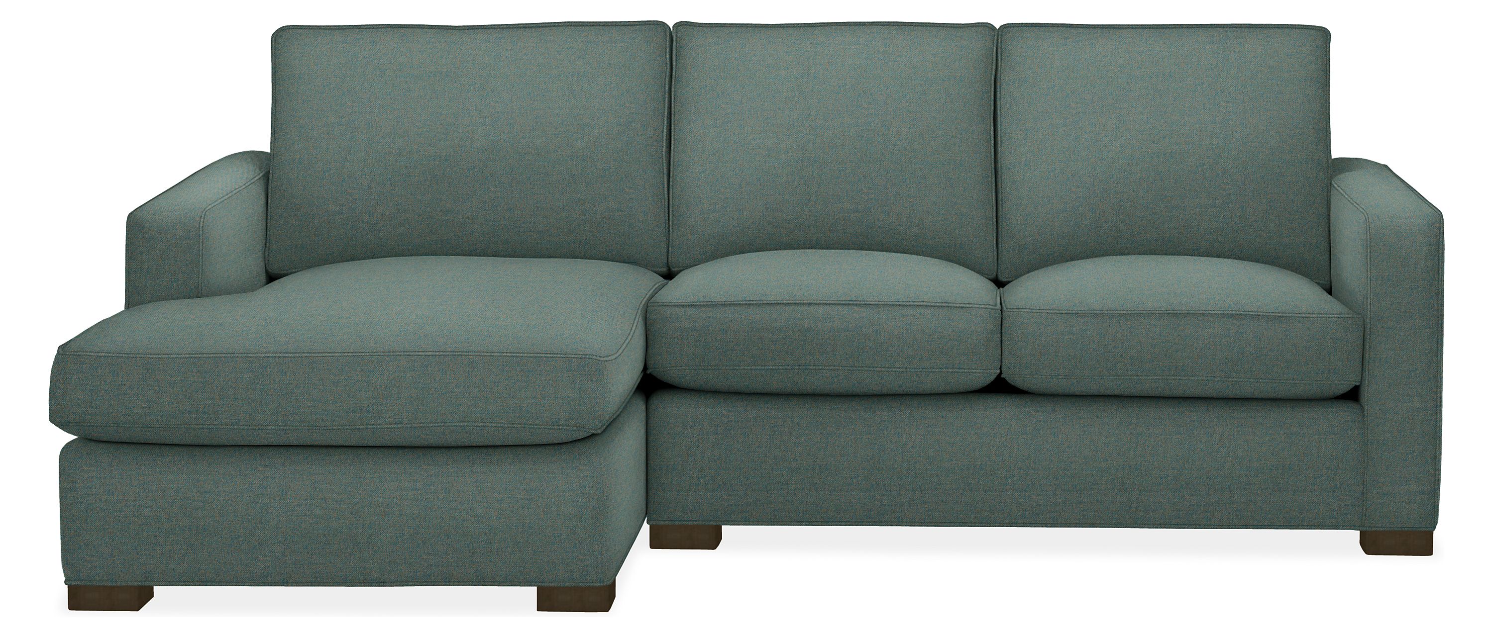 Morrison 98" Sofa with Left-Arm Chaise in Tatum Haze - Modern Sofas ...