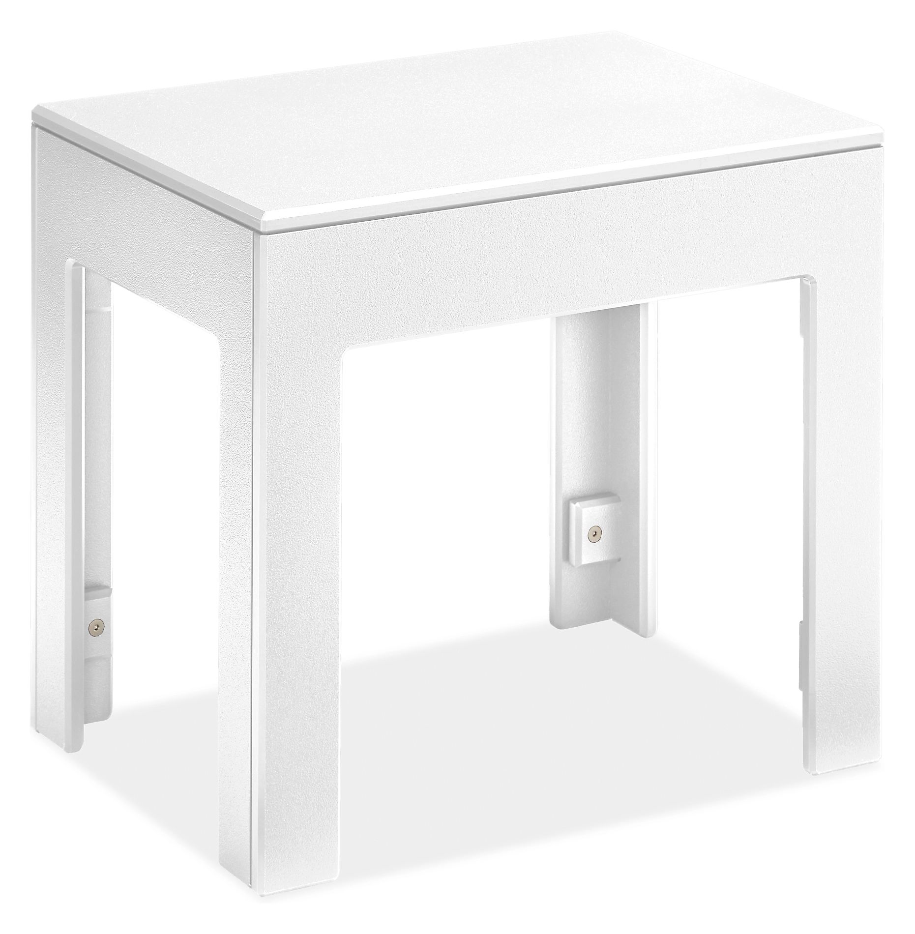 Henry 20w 14d 18h Bench in White - Outdoor Dining Benches - Outdoor ...