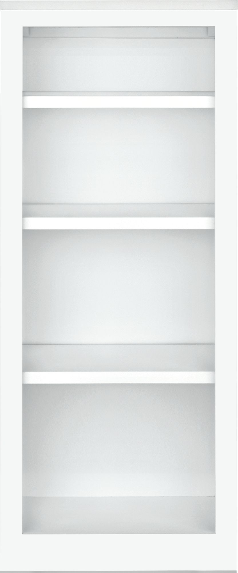 Woodwind 18w 12d 48h Bookcase in White - Bookcases & Wall Units ...