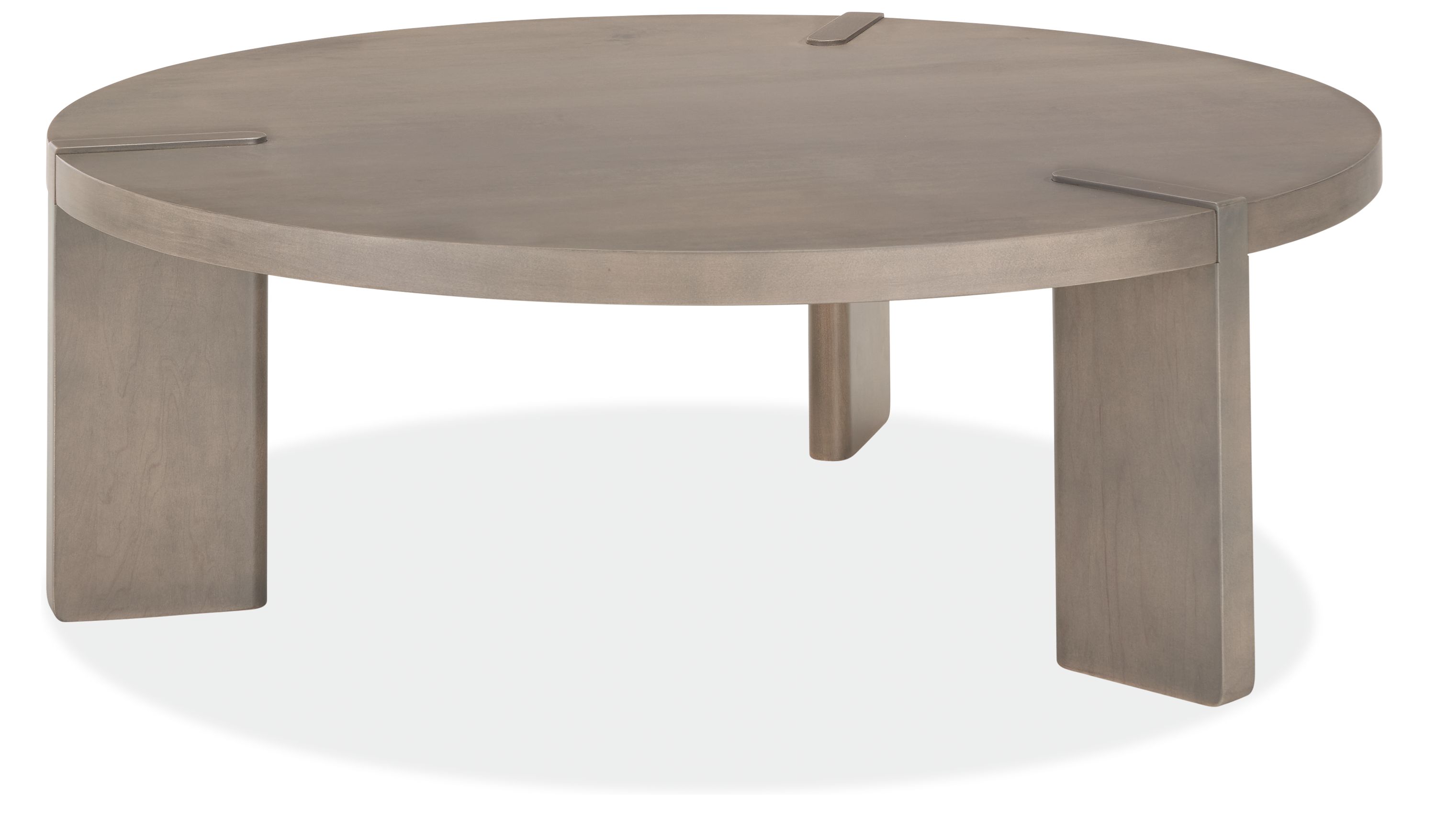 Hanover 42 diam 14h Coffee Table in Shell - Modern Coffee Tables on ...