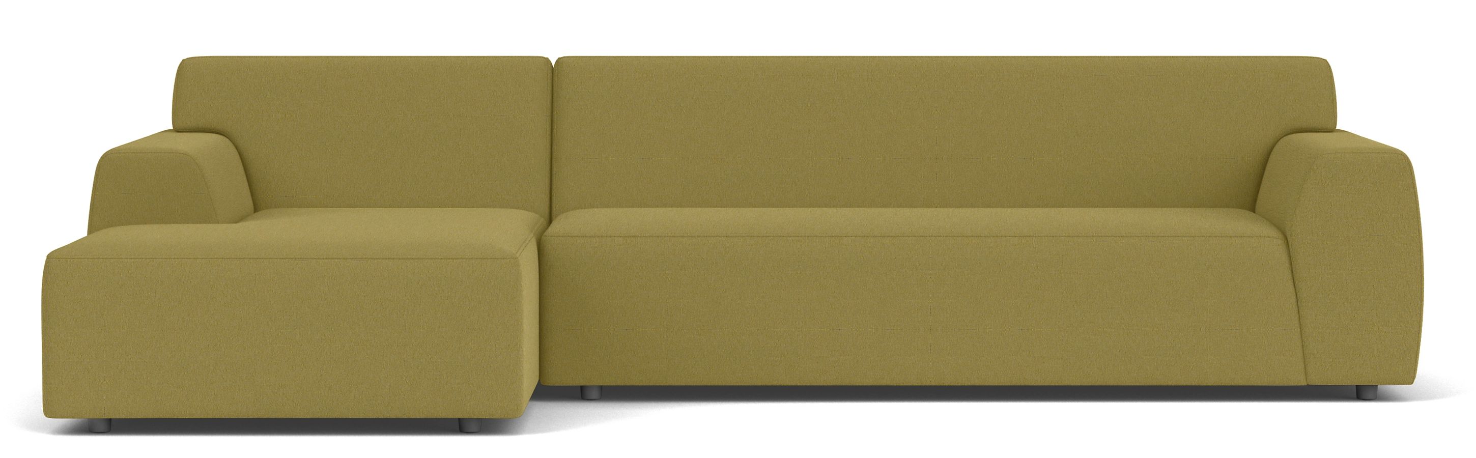 Linville 118" Sofa w/Left-Arm Chaise in Declan Moss - Modern Sectionals ...
