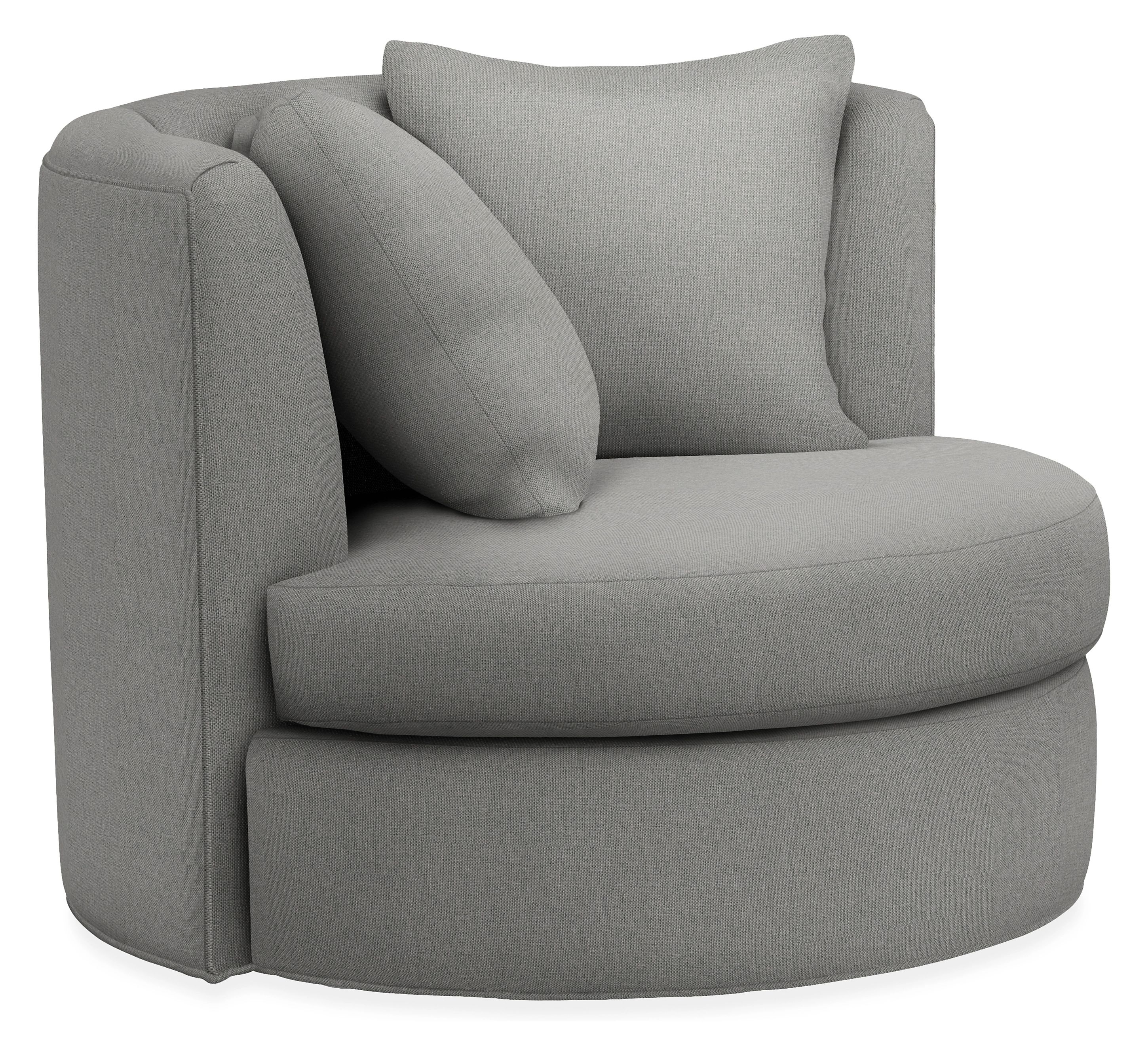 Alcove 42" Swivel Chair in Mist Steel - Chairs - Outdoor - Room & Board