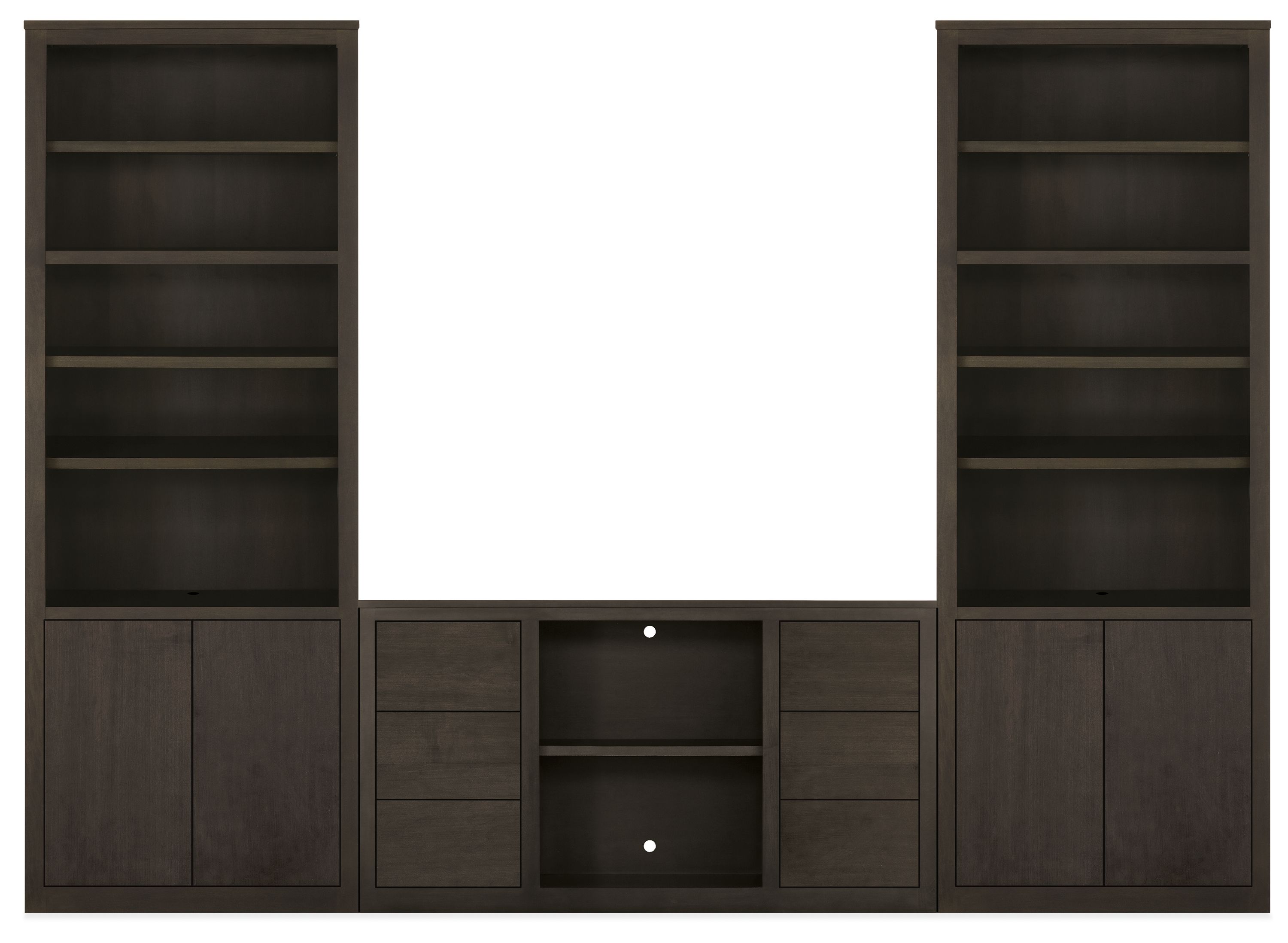 Woodwind Bookcase Wall Units - Modern Storage and Entryway Furniture ...