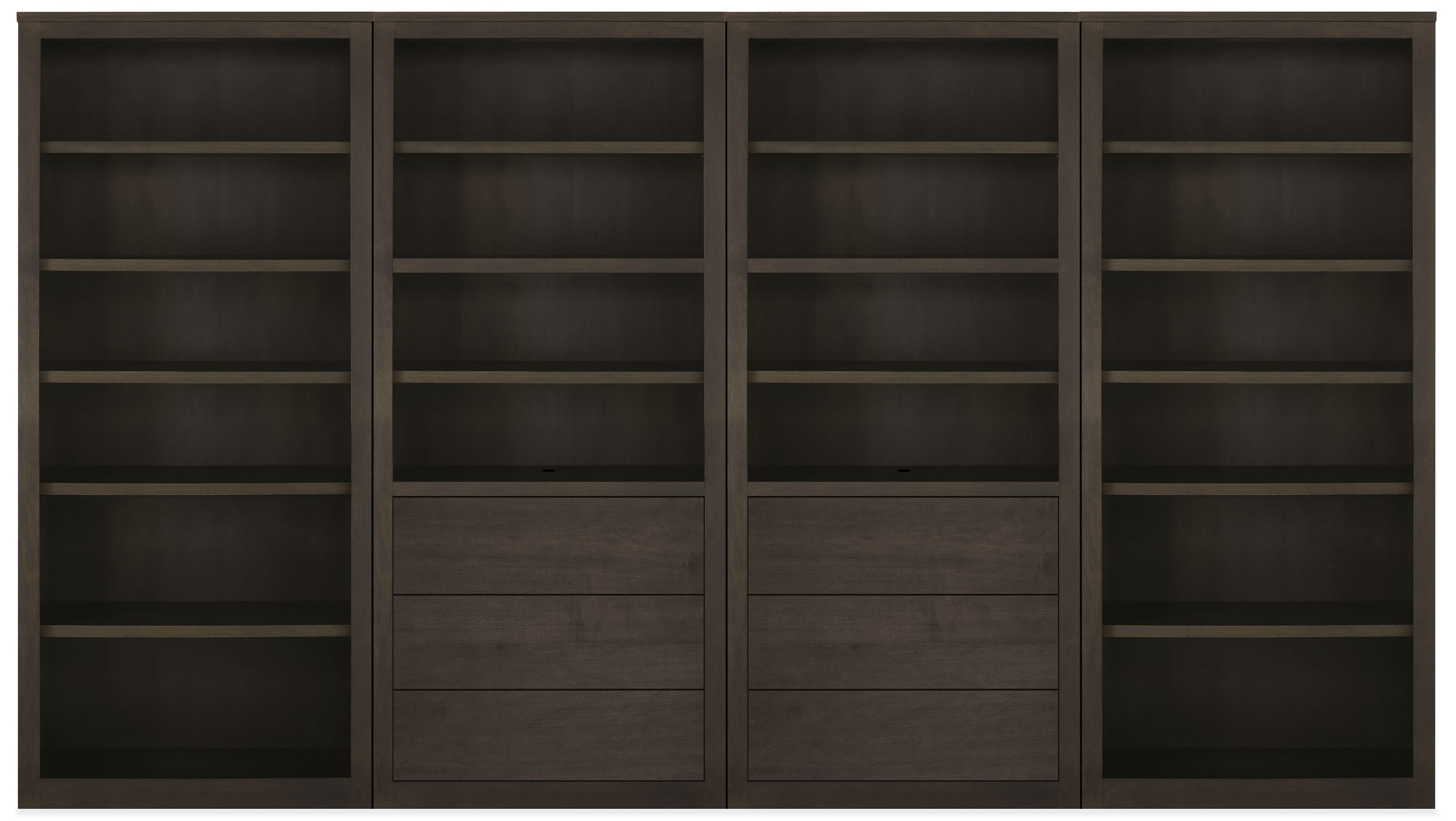 Woodwind Bookcase Wall Units - Modern Storage and Entryway Furniture ...
