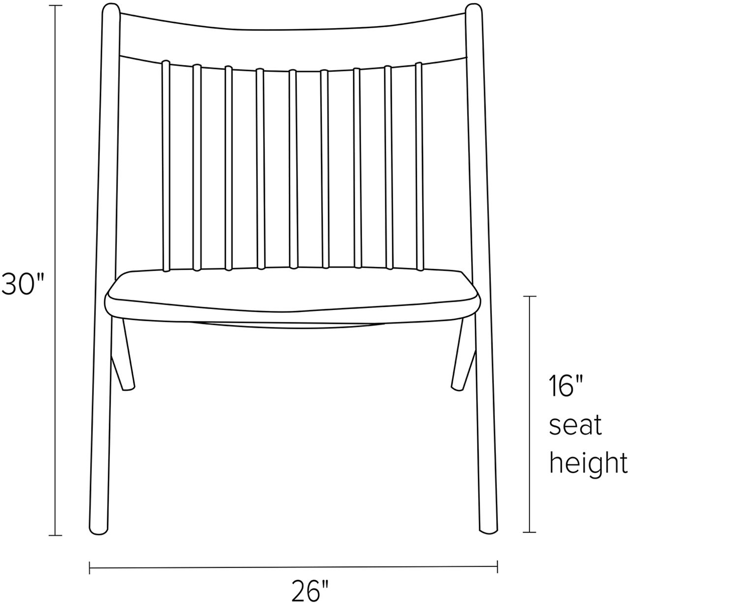 Oskar Lounge Chair - Modern Living Room Furniture - Room & Board