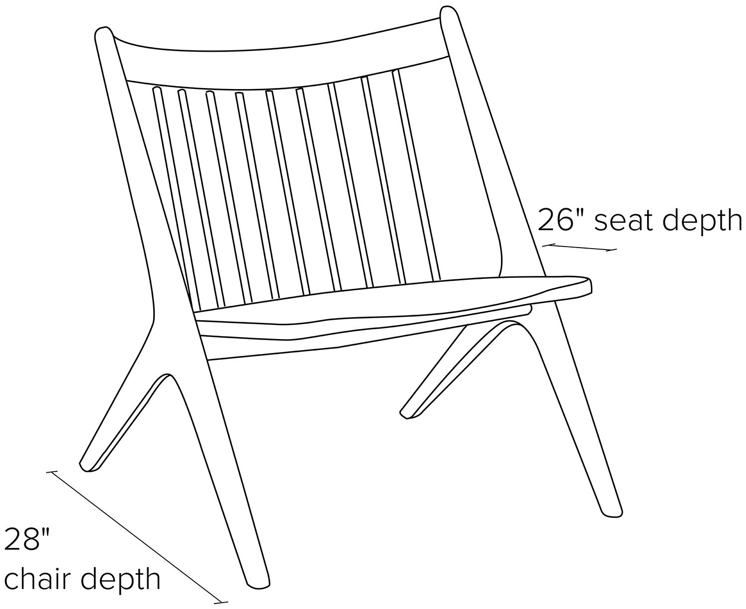 Oskar Lounge Chair - Modern Living Room Furniture - Room & Board