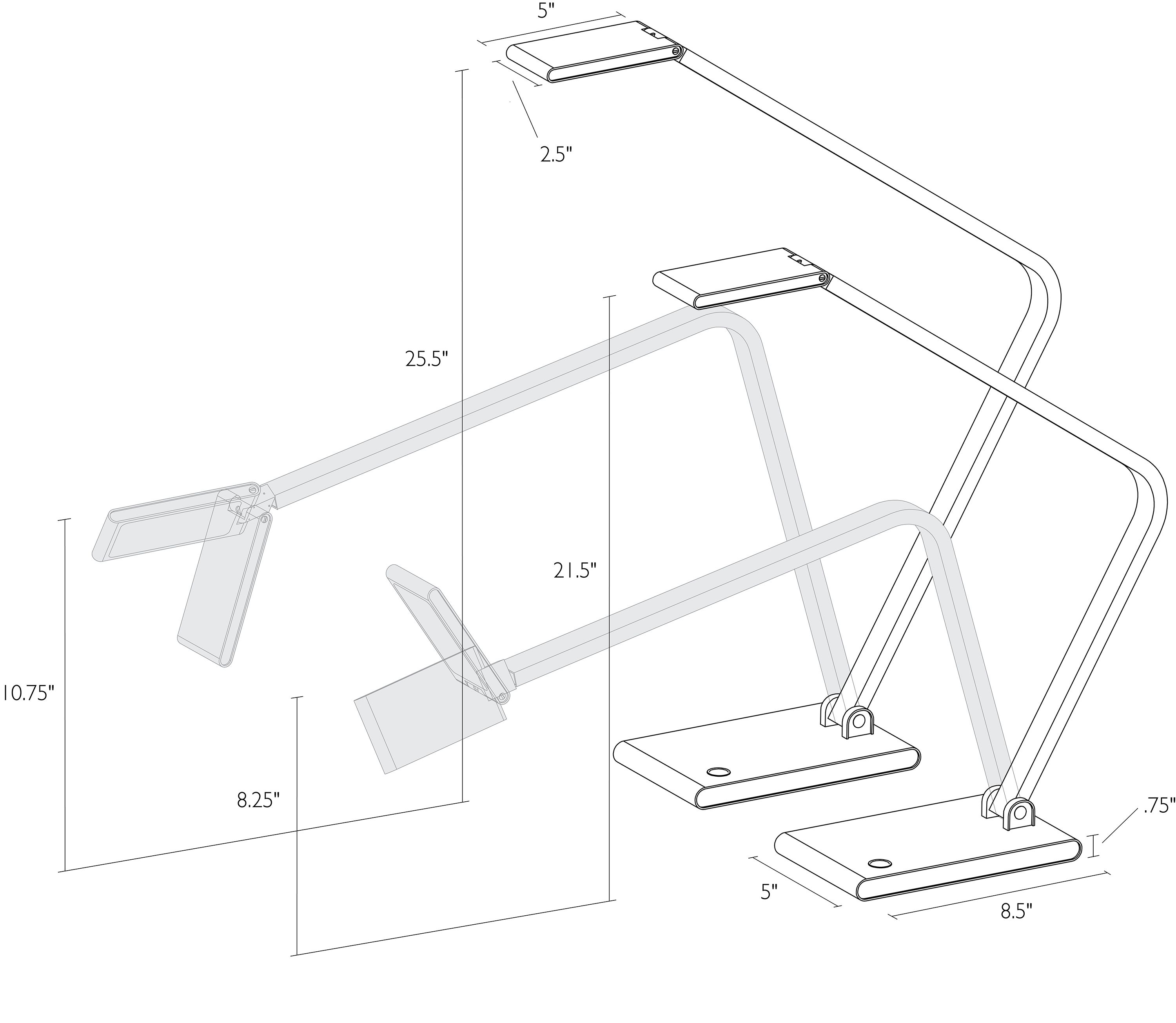 Reach Table Lamps - Modern Lighting - Room & Board