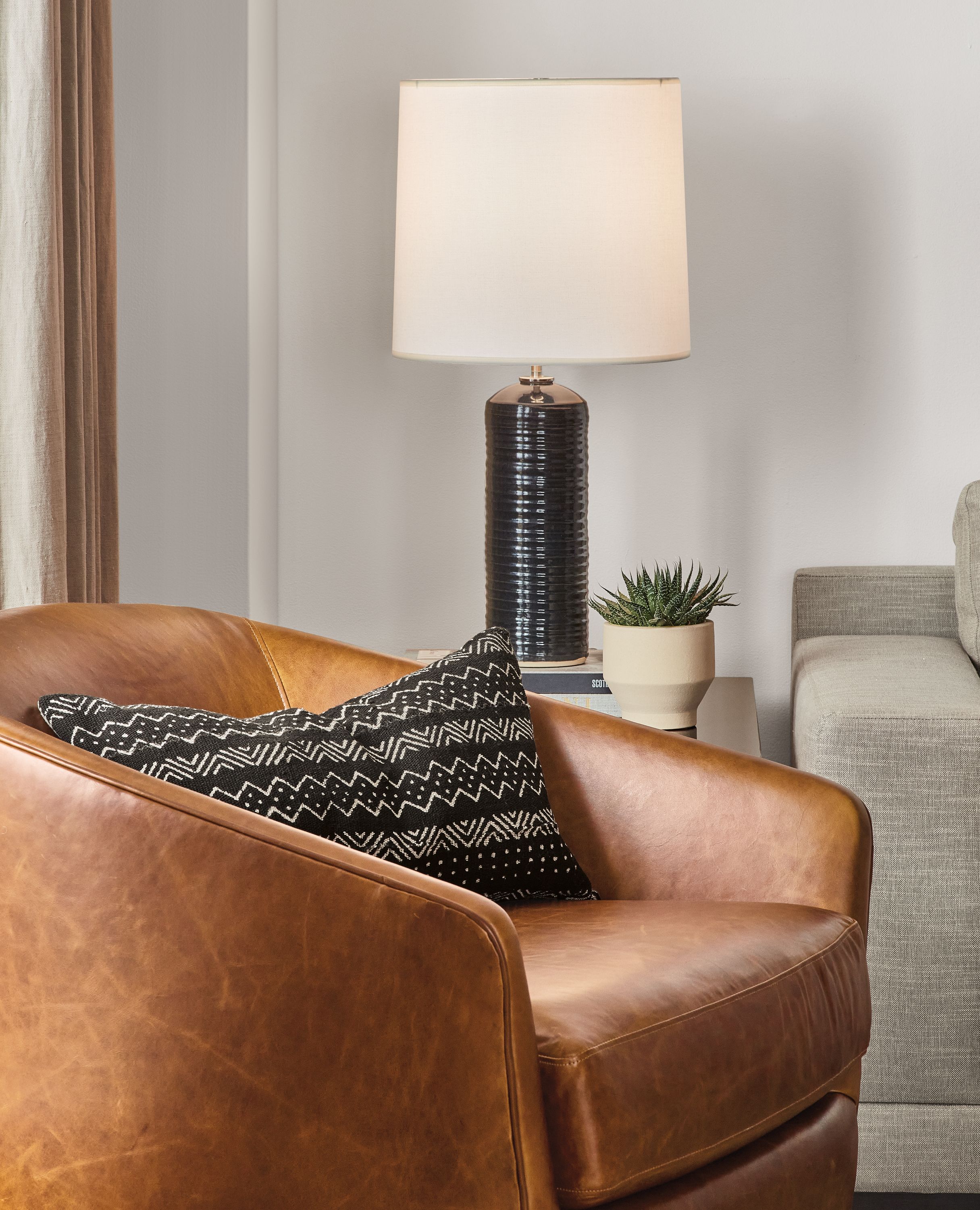 Gordon Table Lamp in Graphite - Lighting - Room & Board