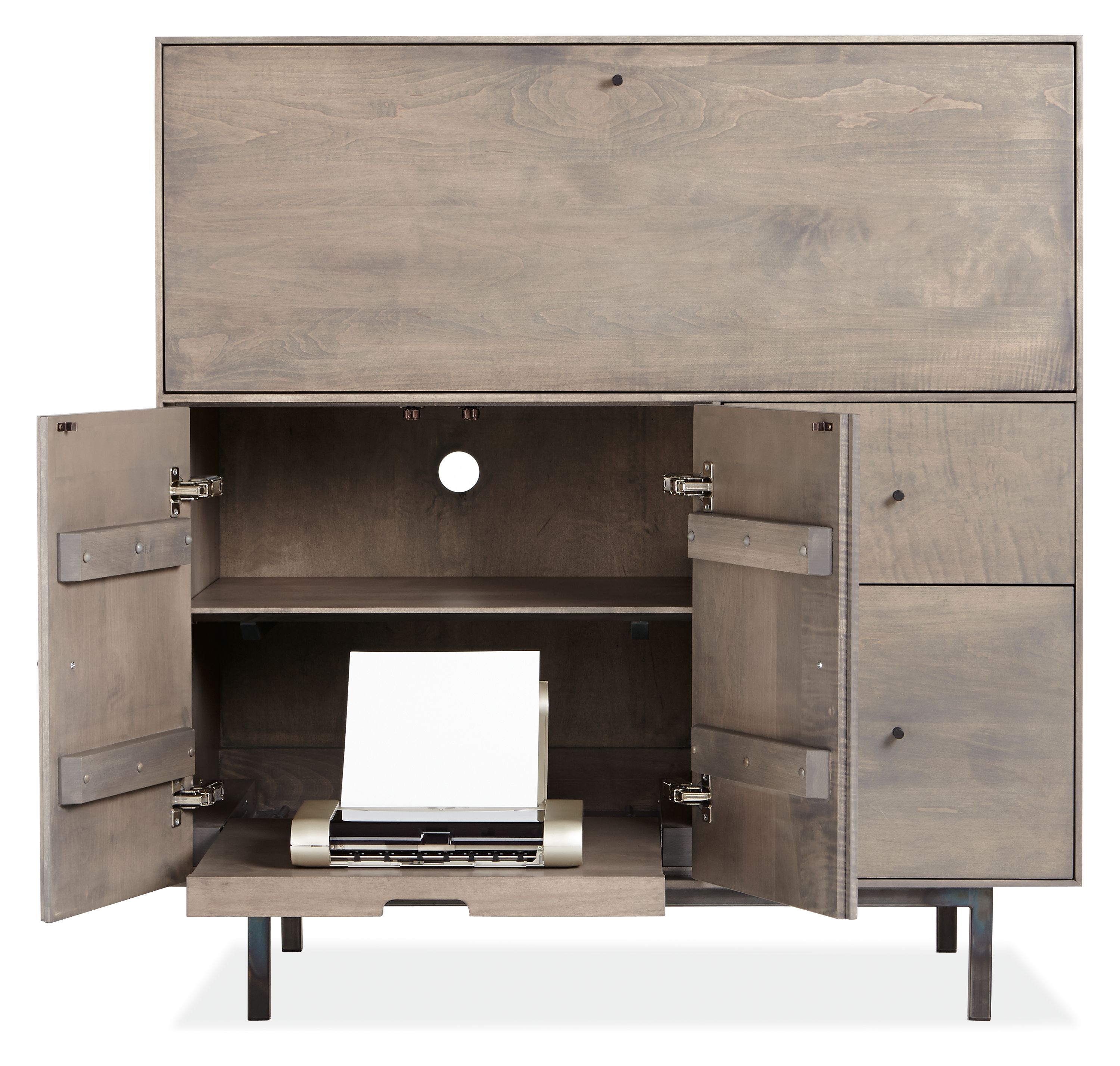 Hudson Office Armoire Modern Office Furniture Room Board