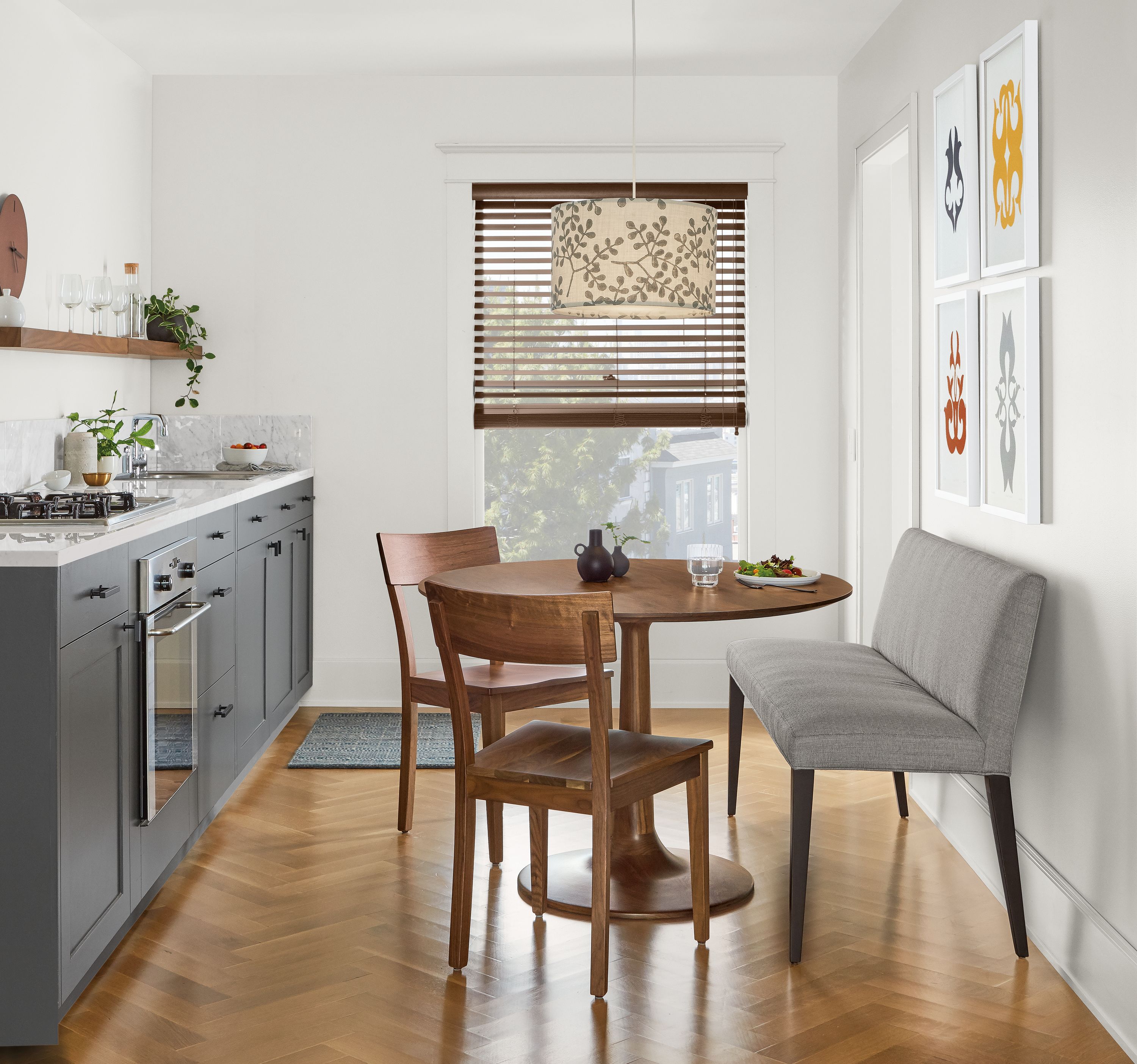 Madison Dining Table in Walnut with Ava Bench - Dining & Kitchen - Room ...