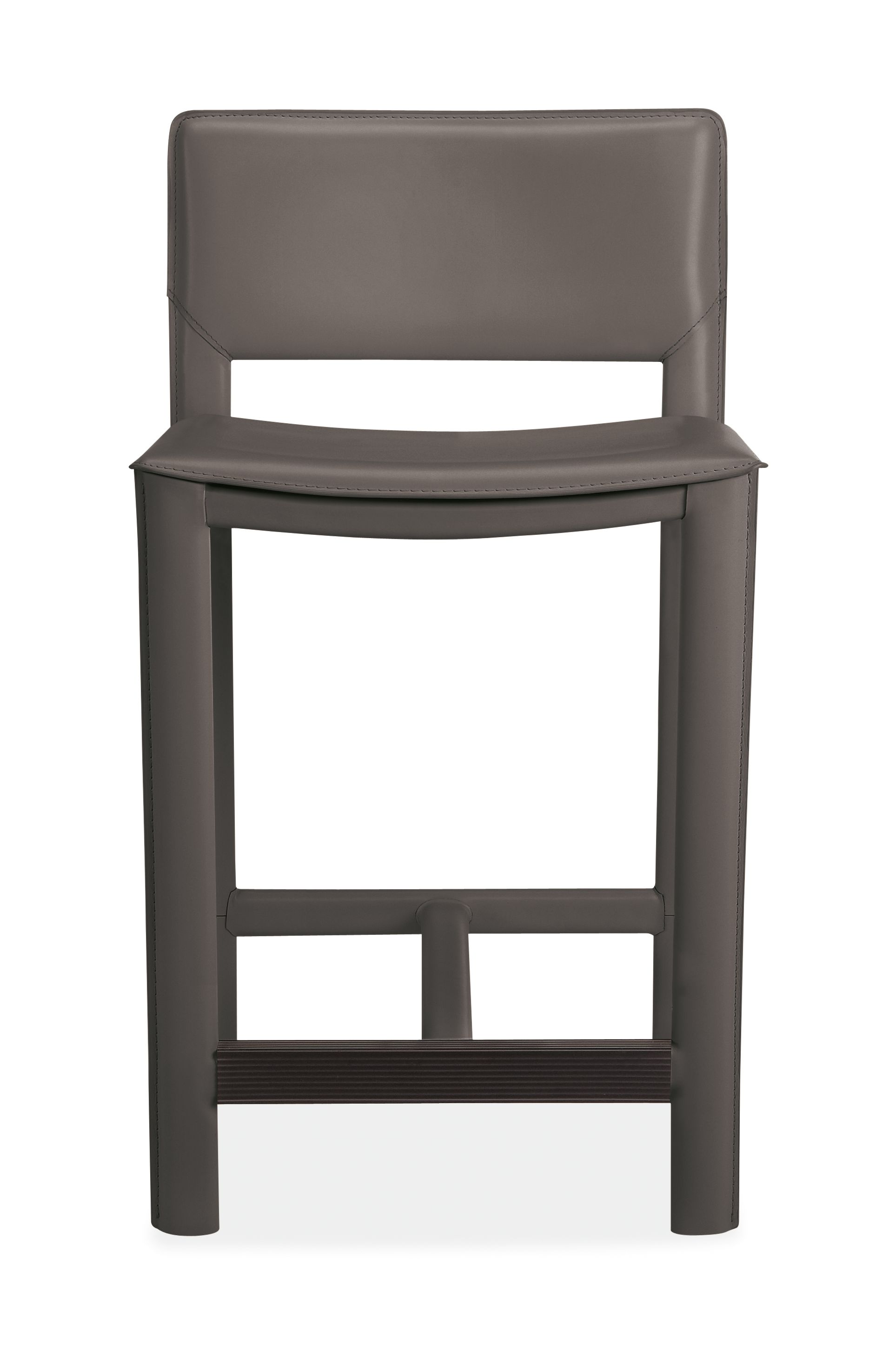 Madrid Leather Counter Stool - Modern Dining Room & Kitchen Furniture ...