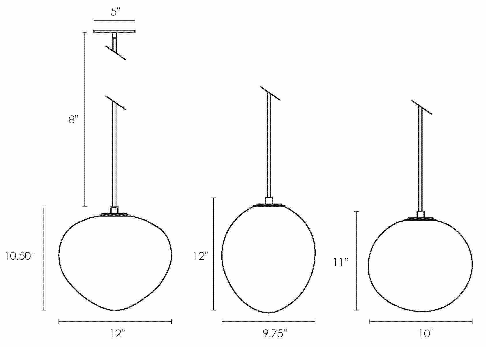 Osiris Pendants - Modern Lighting - Room & Board