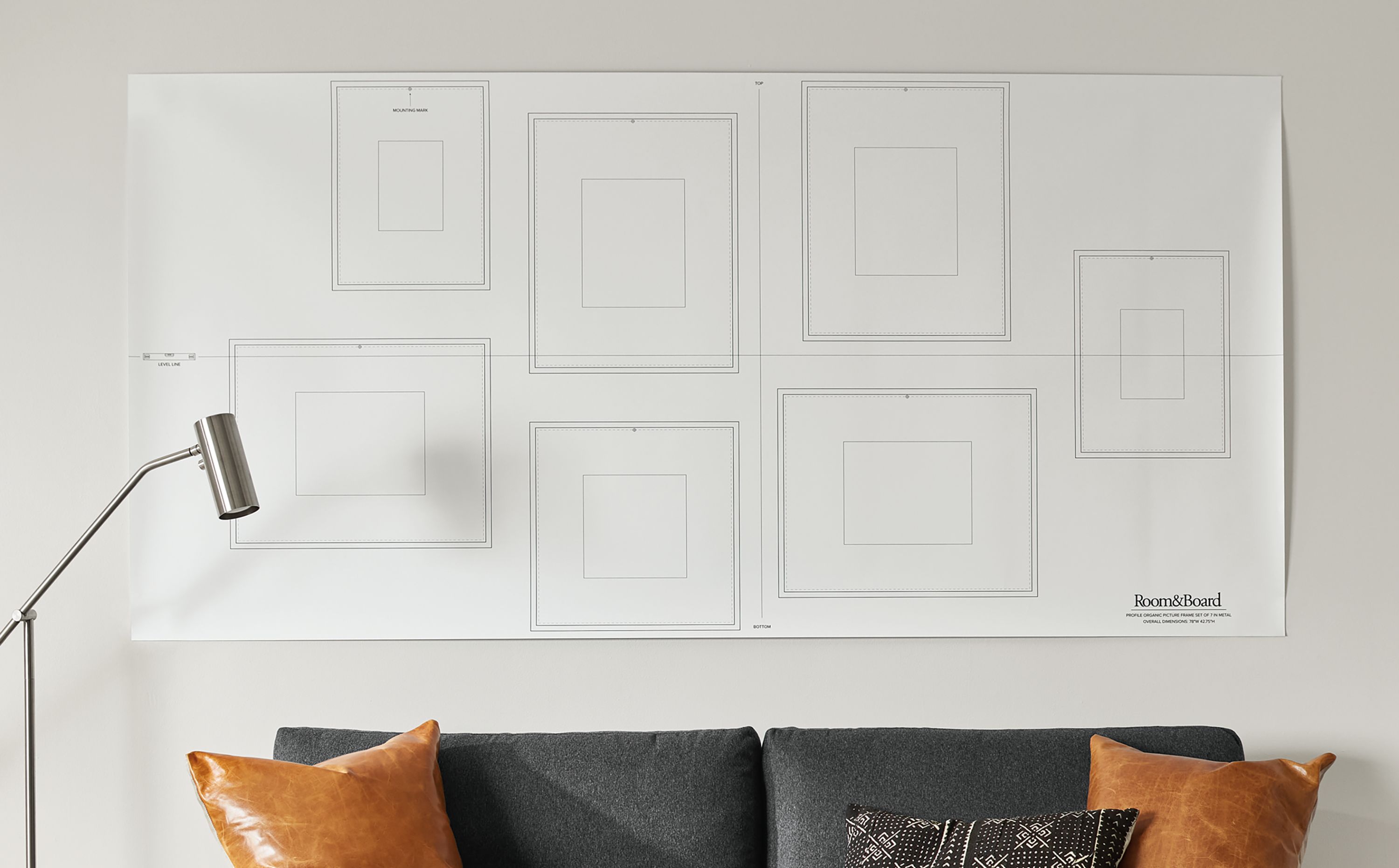 Profile Organic Frame Set of 7 - Modern Home Decor - Room & Board