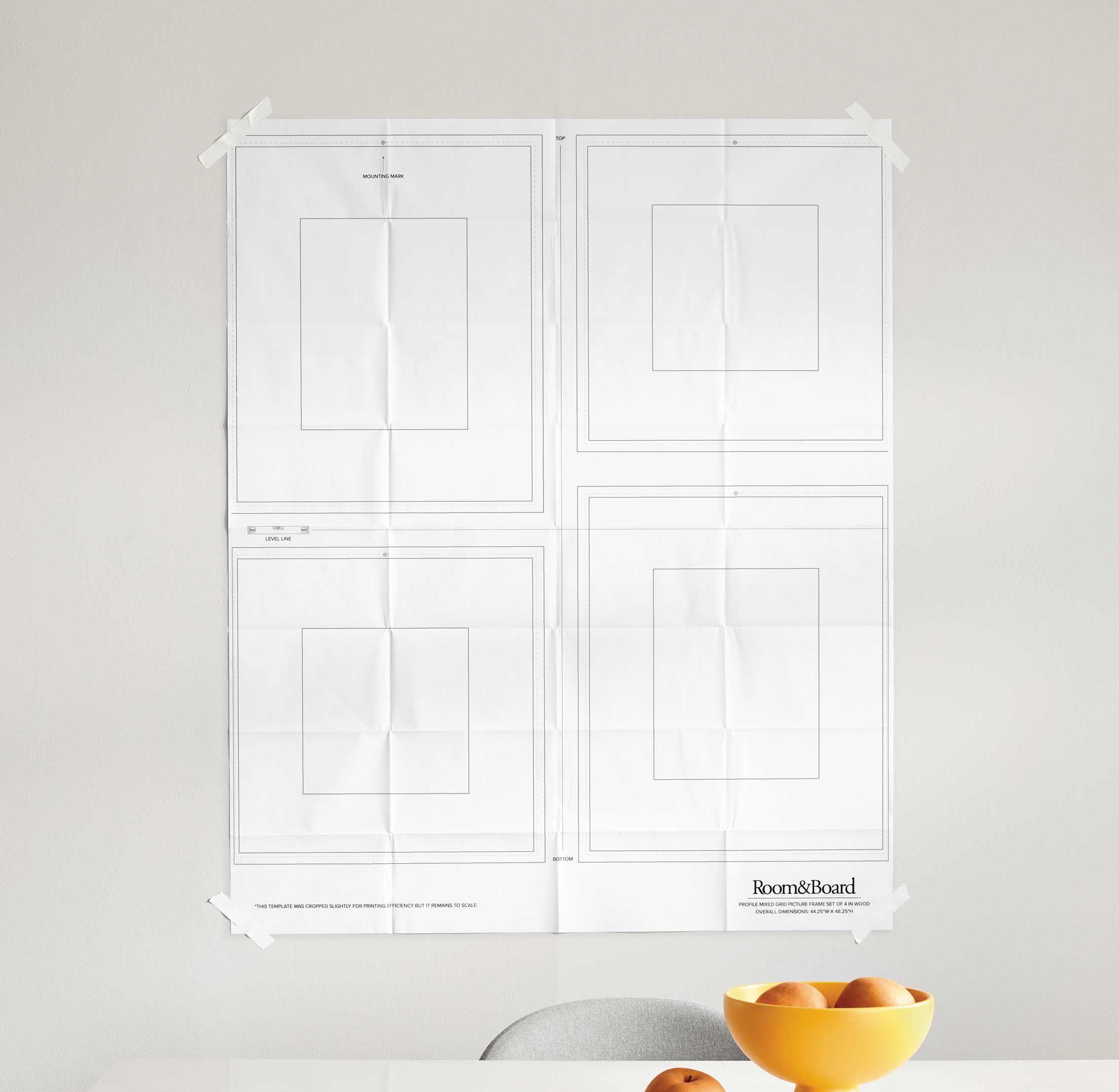 Profile Mixed Grid Frame Set of 4 - Modern Home Decor - Room & Board