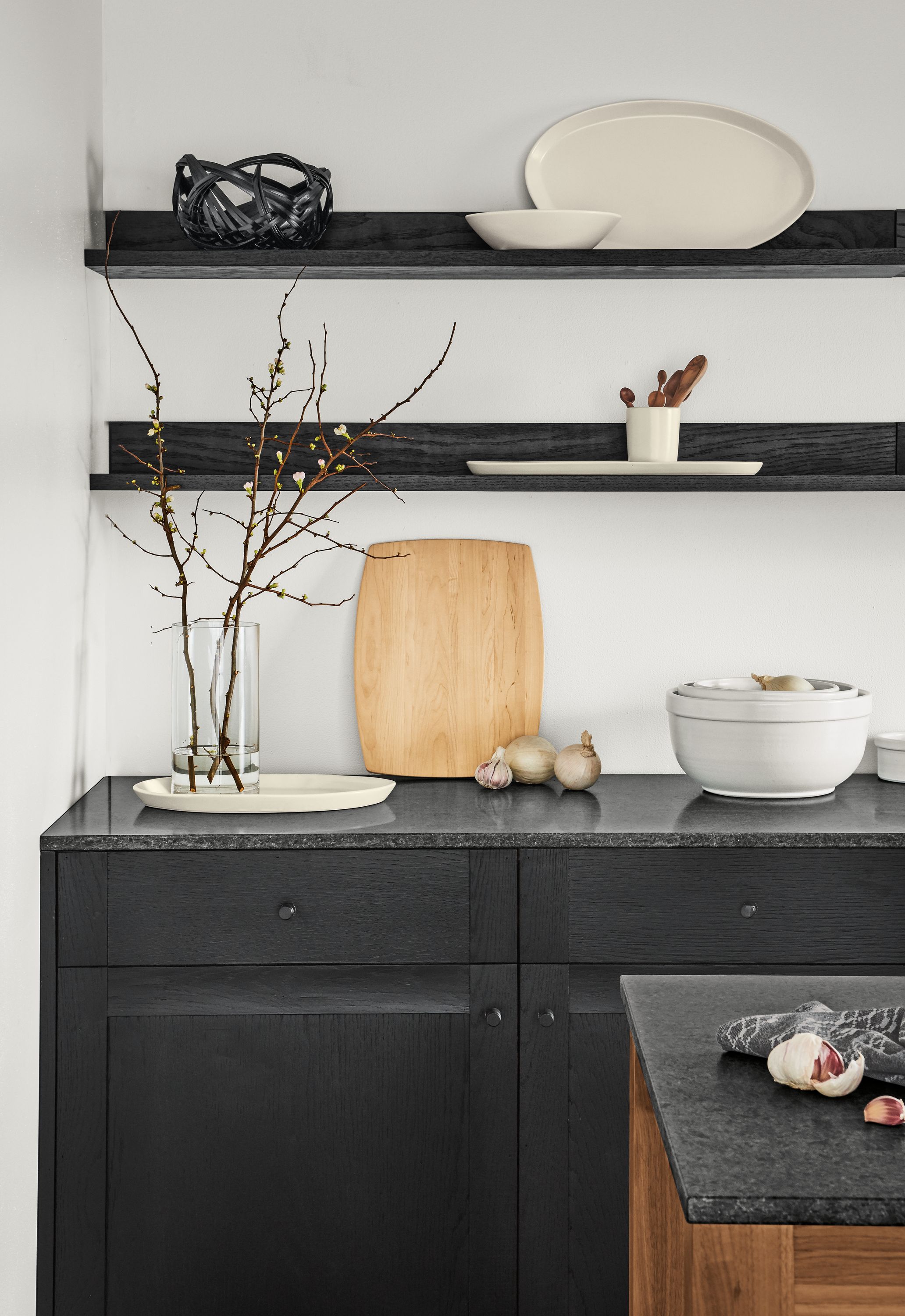 Mantle Wall Shelf in Ebony - Dining & Kitchen - Room & Board