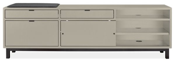 Copenhagen File Storage Benches with Cushion - Modern Office Furniture ...