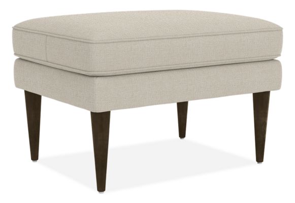 Bradford 25w 19d 17h Ottoman in Tepic Ivory - Ottomans - Living - Room ...
