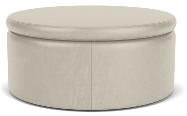 Lind Leather Storage Ottomans - Modern Living Room Furniture - Room & Board